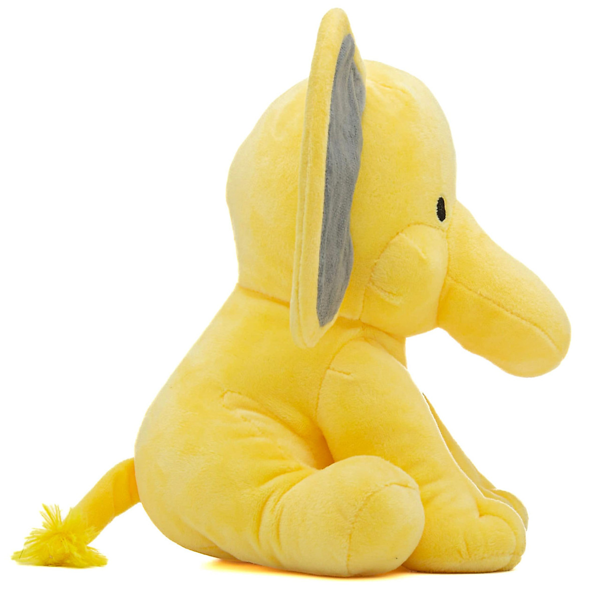 KINREX Elephant Stuffed Animals – Stuff Animal Plush Toy for Babies Girls Boys, Elephants Plushie Teddy Bear Toys for Birth Stats Baby Shower Infant Newborn Boy & Girl, Yellow Measures 9 Inches