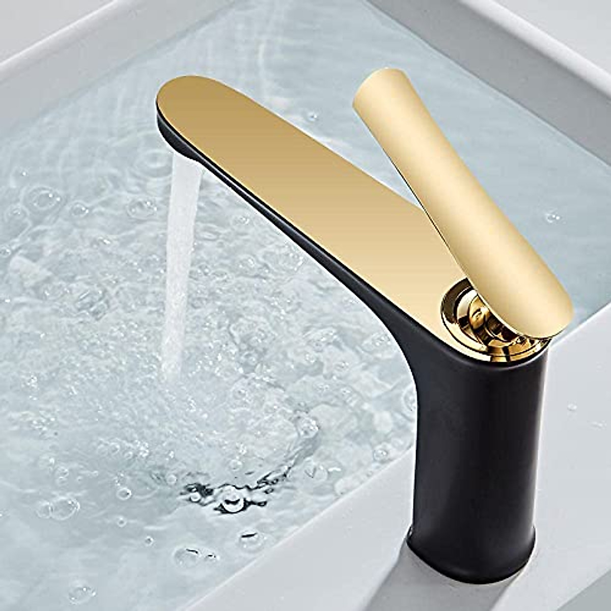 ZHANGYUEFEIFZ Bathroom Sink Faucet Sink Faucet Bathroom Vanity Faucet Solid Brass Sink Faucet Hot and Cold Single Handle countertop Mounted Toilet Crane Faucet (Color : White Chrome)