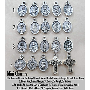 St. Margaret of Castellos Bracelet, Patron Saint Italian Charm Jewelry, Confirmation Gift