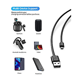 5Ft Micro-USB Charger Cord Cable Fit for Anker-PowerCore 5000 10000 20100 13000 26800 Mini 3350 Fusion II 15000 Redux 20000 Slim 10000 Astro E1 AC Replacement Power Adapter Supply