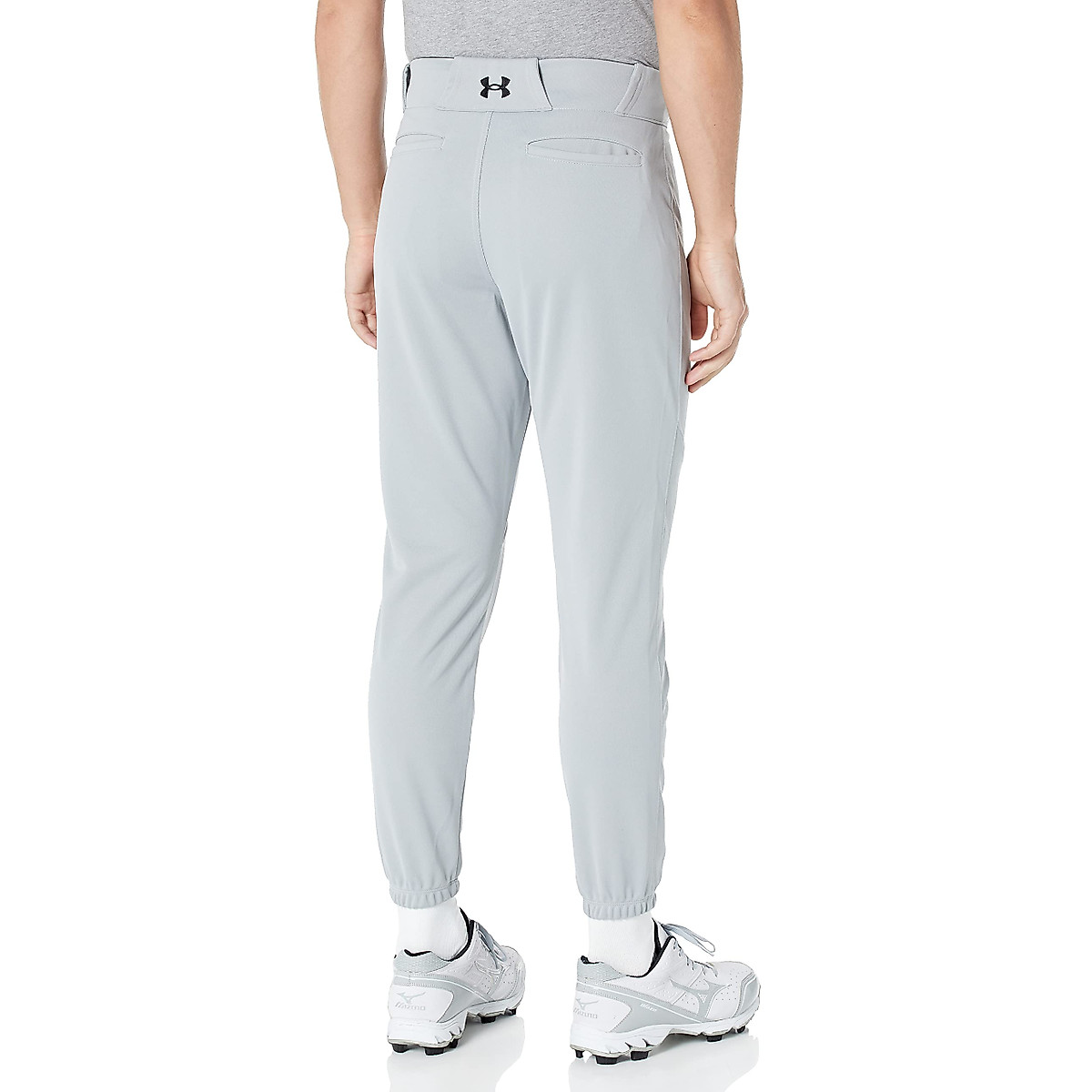 Under Armour Men's Utility Baseball Pant Closed 22, (075) Baseball Gray / / Black, Medium