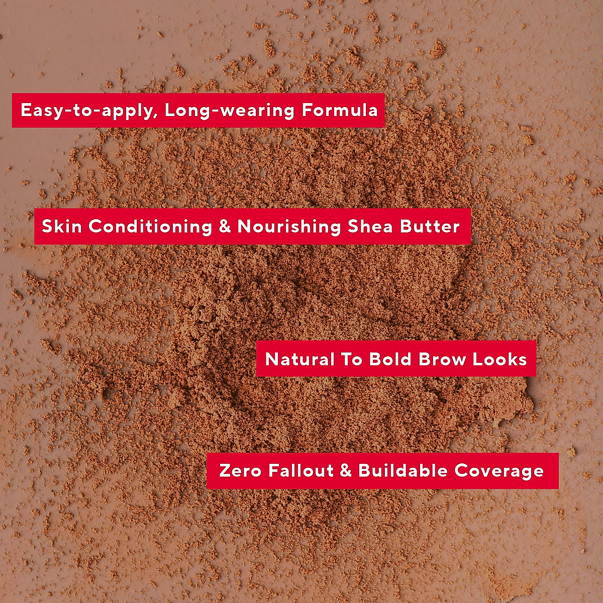 Mirabella Quick Brow Powder, Eyebrow Filler for Beautiful Brows with Skin-Conditioning and Nourishing Shea Butter, Long-Lasting and Buildable Eyebrow Powder Kit with Zero Fallout, Light/Medium