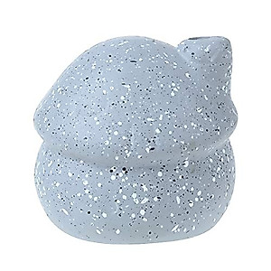 Saim Aquarium Decor Ceramic Mushroom House Ornament Landscape Decor for Small Shrimp to Rest and Breed - Grey