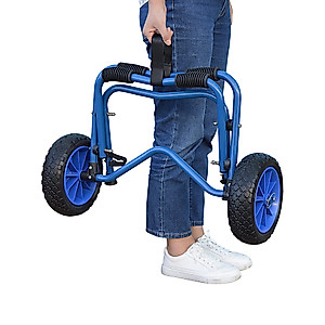 Newcod Kayak Cart, Kayak Dolly with 10" Airless Tire for Carrying Kayak Canoe SUP Paddle Board