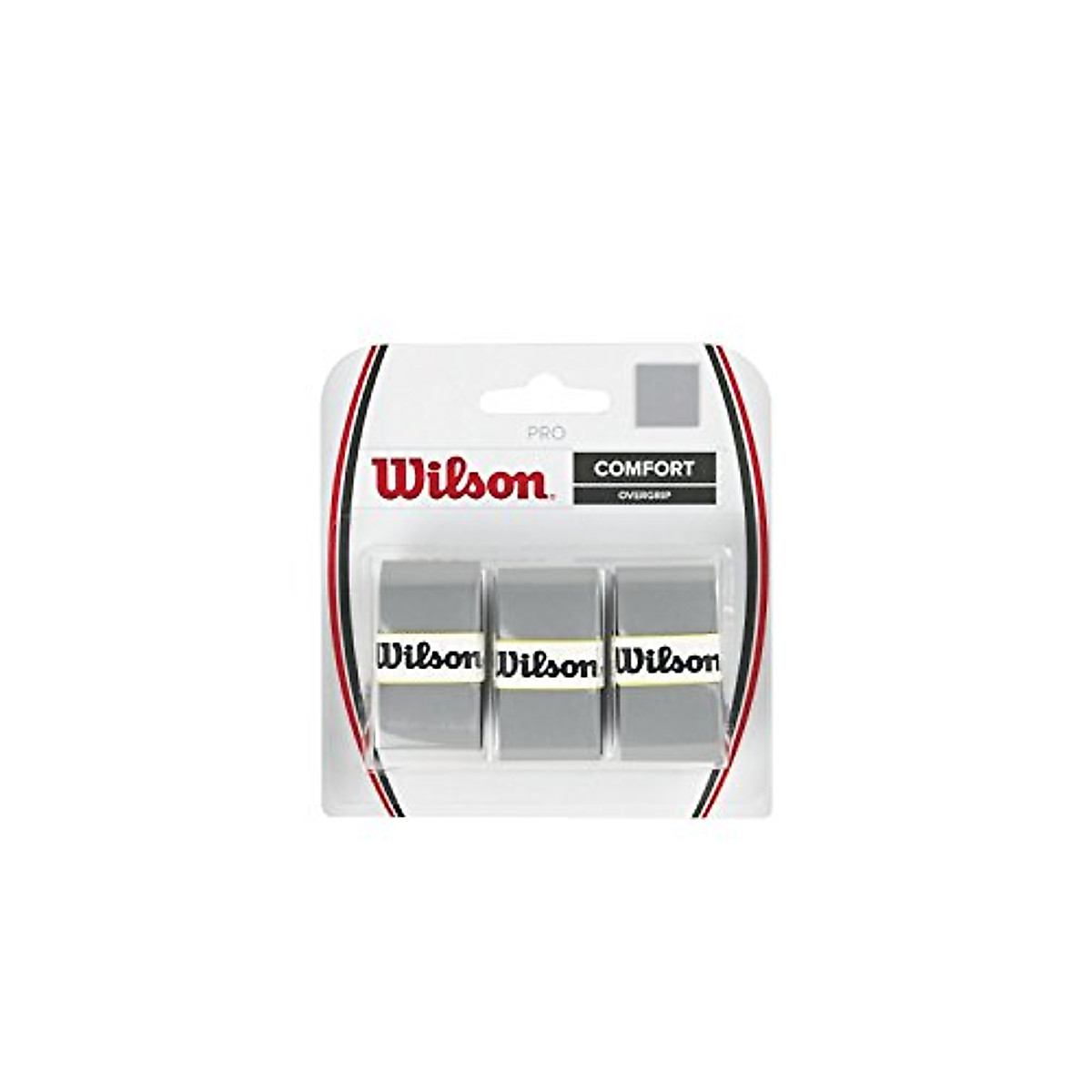 2 Pack - Wilson Pro Overgrip 3 Pack (Silver)