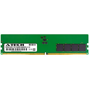 A-Tech 32GB RAM Replacement for Micron MTC16C2085S1UC48BA1 | DDR5 4800 MHz PC5-38400 1.1V DIMM 288-Pin Non-ECC Memory Module