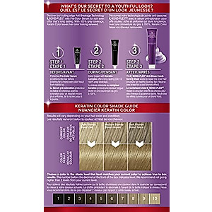 Schwarzkopf Keratin Color Permanent Hair Color Cream, 8.0 Medium Blonde