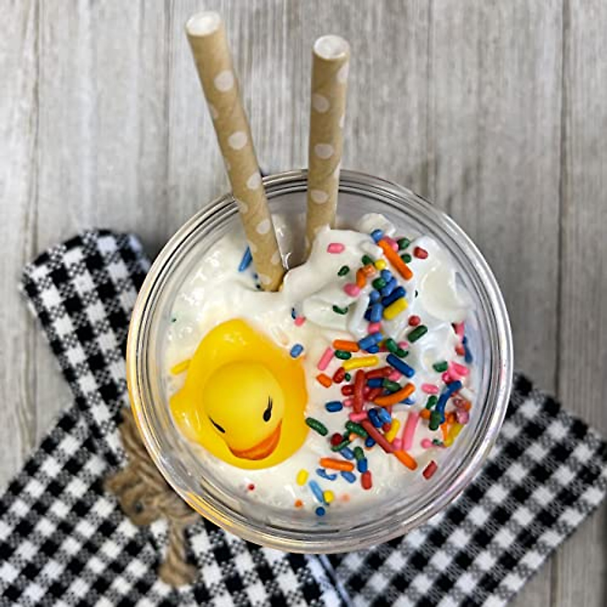 Kraft Brown Paper Straws - Polka Dot Drinking Straws - 7.75 Inches - 50 Pack Outside the Box Papers Brand