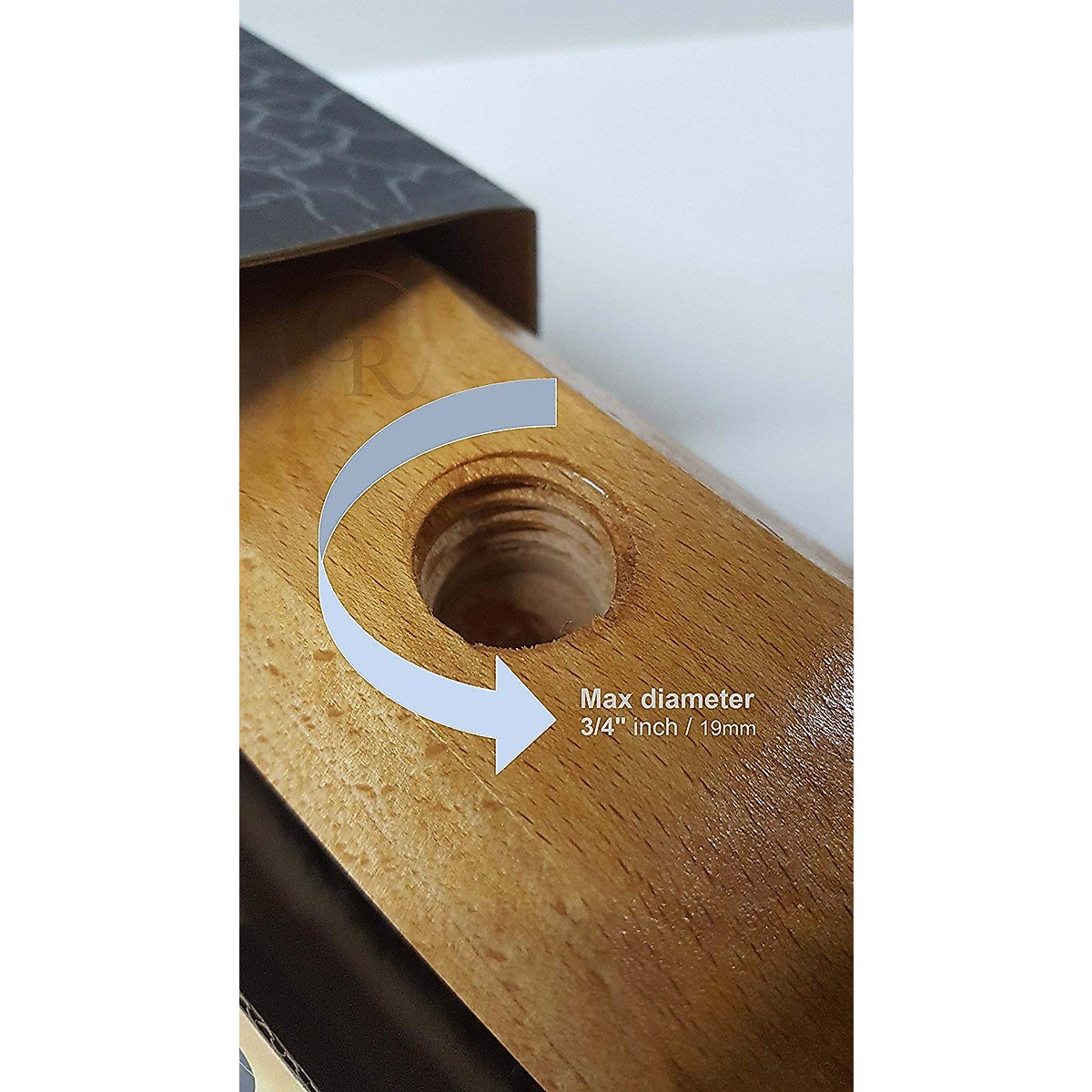 GAMLIEL RETAIL© Broom Head, Made Pure Horse Hair Floor Brush Sweeper 11.80" x 3.15" x 3.15" inch, Natural Wooden Base Superior Horsehair Broom Like an Old time