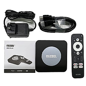 Android TV Box MECOOL KM2 Plus Android 11.0 Amlogic S905X4-B 2GB RAM 16GB ROM 2.4G&5G WiFi BT5.0 USB 3.0 Supports Prime Video 4K HDR Box