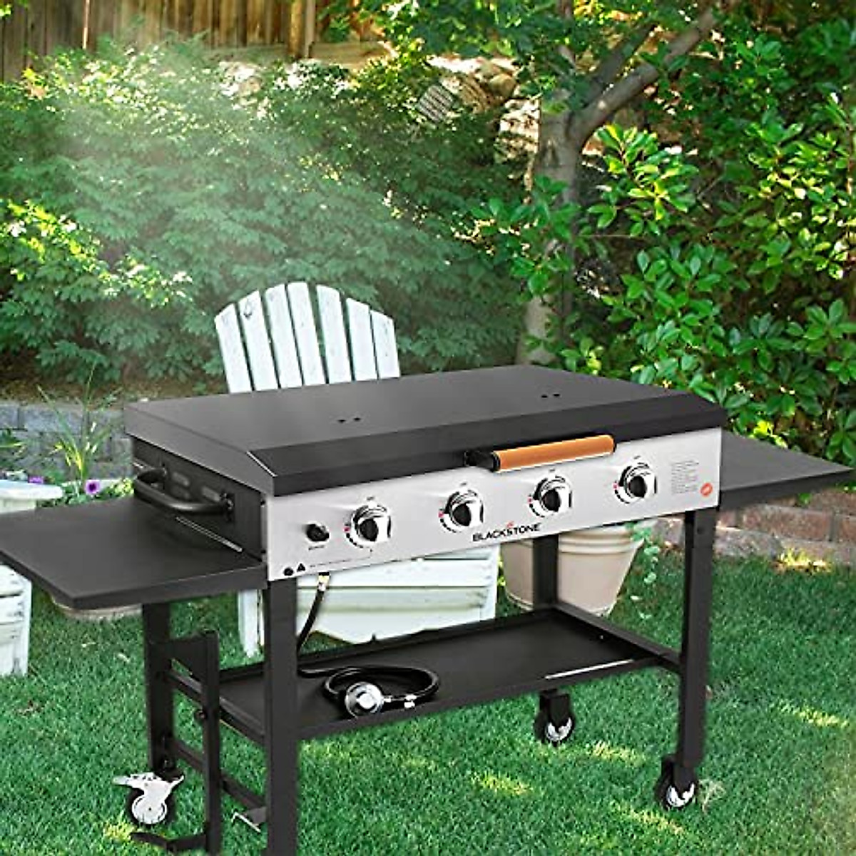 Blackstone griddle cover 36 inch. Matte texture aluminum blackstone grill lid. Powder-coated, suitable for 36 inch blackstone storage cover