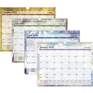 2022 Wall Calendar by AT-A-GLANCE, 14 7/8 in. X 11 7/8, Medium, Monthly, Dreams (PM83-707)