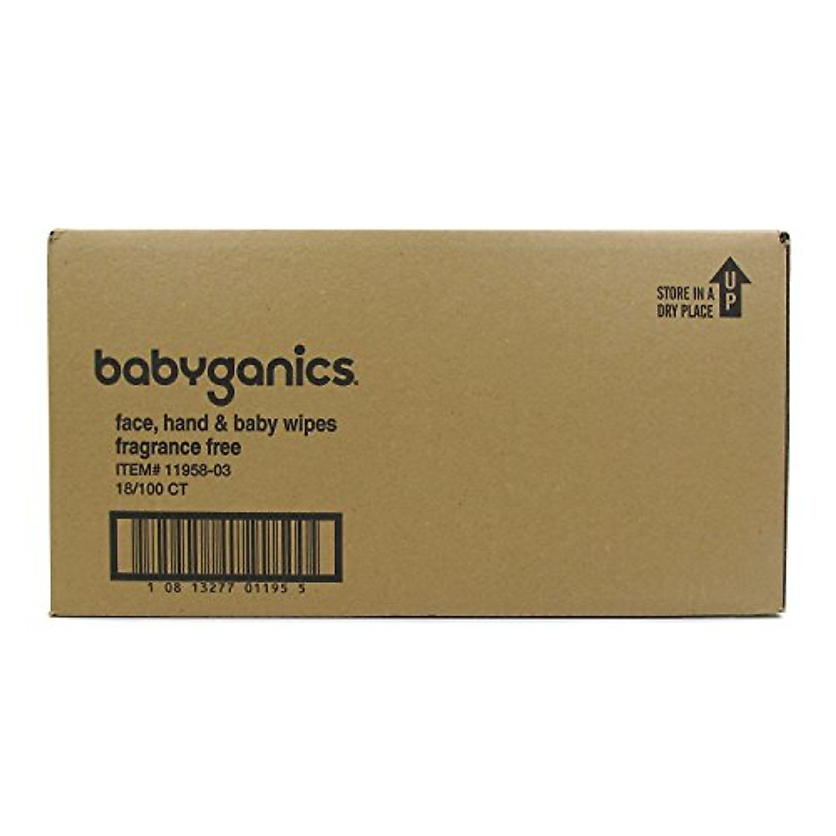 Babyganics Face, Hand & Baby Wipes, Fragrance Free, 1800 ct, Packaging May Vary