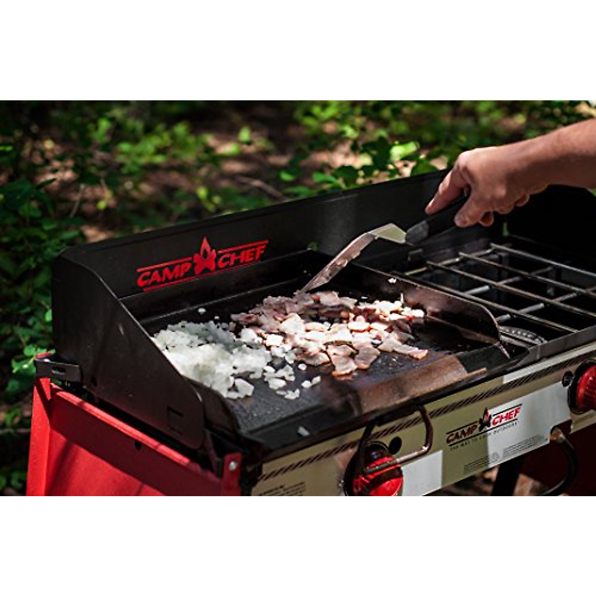 Camp Chef PRO60X Two-Burner Camp Stove with Professional SG30 Griddle - Bundle
