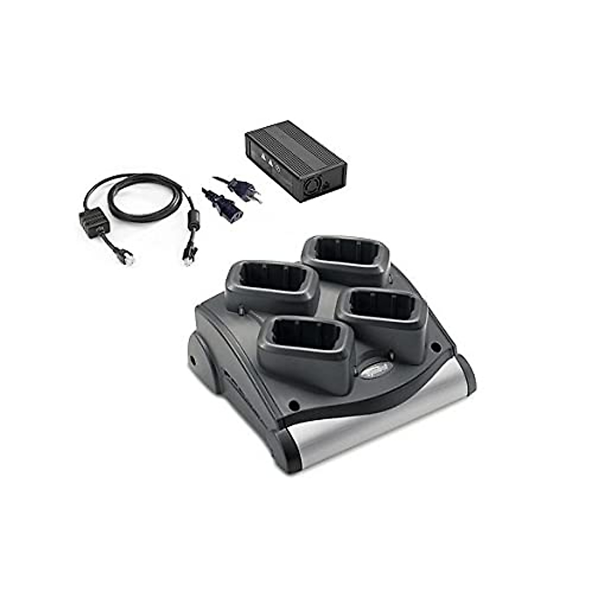 4-Port Battery Charging Cradle Kit for MC92N0, MC9190, MC9090 Rugged Warehouse Scanners | SAC9000-4000R (Power Supply Assembly Included)