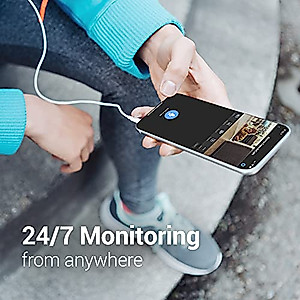 Bosma CapsuleCam Pro Baby Monitor, Indoor Security Camera with Phone app, 1080p HD WiFi Camera with 2 Way Audio, 162° Super Wide Angle, Color Night Vision, Motion & Sound Detection, Free Local Storage