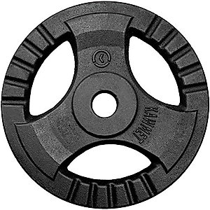 Younion Cast Iron Weight Plate Disk Wheel Tri-Grip KAWMET 30,5mm - 1.25kg 2.5kg 5kg 10kg 20kg