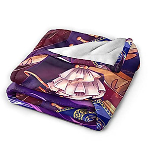 Woodyotime Hell&uva Bo-ss Stolas X Blitzo Throw Blanket Air Conditioning Flannel Blankets Bedding Living Room 80"X60"