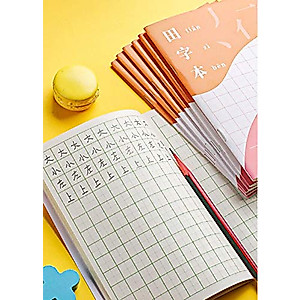 5 Books to Learn Chinese Characters Exercise Book Practice Chinese Exercise Book Writing Notebook Pinyin Chinese Character Primary School Works