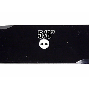 USA Mower Blades (3 MB061BP Toothed High-Lift for Ariens 04920600 Husqvarna 539101496 Length 16-1/4 in. Width 2-1/2 in. Thickness .204 in. Center Hole 5/8 in. 32 in. 48 in. Deck