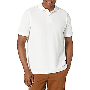 Lee mens Classic Polo Shirt, White, Medium US