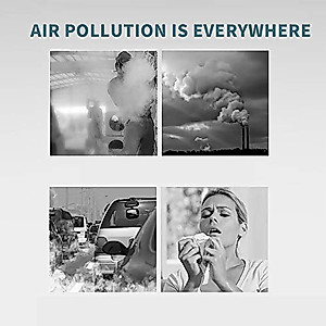 MSAAEX Black Disposable Face Mask, 4-Ply Black Masks with Ear Loop, Non-Woven Mouth Cover - 50 Pcs