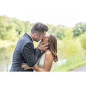 SWEETV Teardrop Dangle Earrings for Brides,Cubic Zirconia Rose Gold Drop Earrings for Women - Prom,Pagegant,Wedding Jewelry