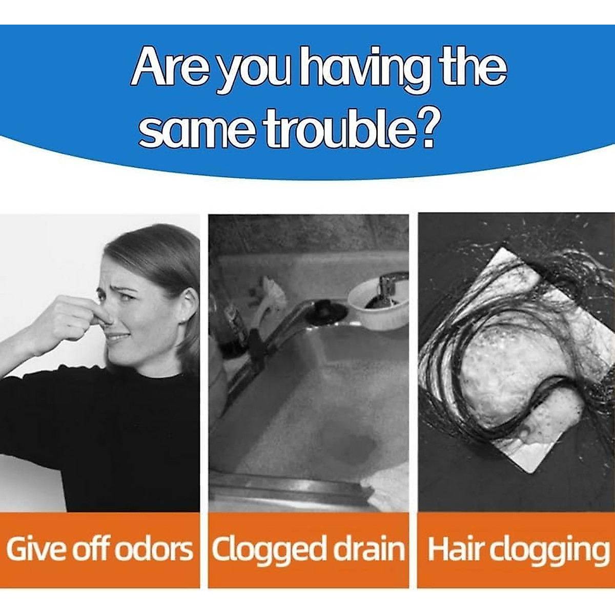 50PCS Drain Stickers,Disposable Hair Drain Stickers,2024 New Drain Mesh Strainer for Bathroom Laundry Bathtub Kitchen