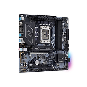 ASROCK H670M PRO RS Socket LGA1700/ Intel H670/ DDR4/ SATA3&USB3.2/ M.2/ Micro ATX Motherboard