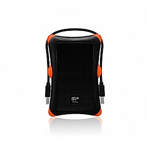 Armor A30 SP020TBPHDA30S3K B00KOB30TS Silicone Power Portable Hard Drive 2TB 2.5 Inch USB 3.0/2.0 Compatible, Shockproof, PS4