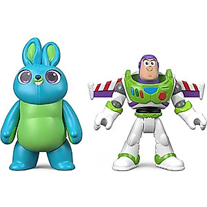 Fisher-Price Imaginext Disney Pixar Toy Story 4 Buzz Lightyear & Bunny Figure 2-Pack