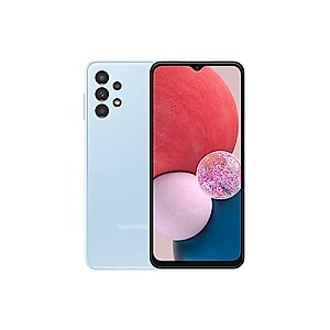SAMSUNG Galaxy A13 (SM-A135F/DS) Dual SIM,128 GB 4GB RAM, Factory Unlocked GSM, International Version - No Warranty - (Blue)