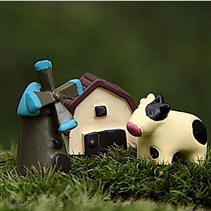 40pcs 9 Scenarios Fairy Garden Figurines Miniature Accessories, Micro Landscape