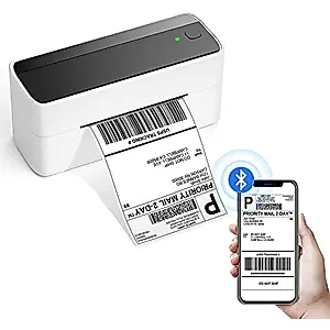 Phomemo Bluetooth Thermal Label Printer, Wireless Label Printer for Shipping Package & Small Business, 4x6 Address Label Printers, Thermal Printer Support iPhone, iPad, Mac, Windows, Android