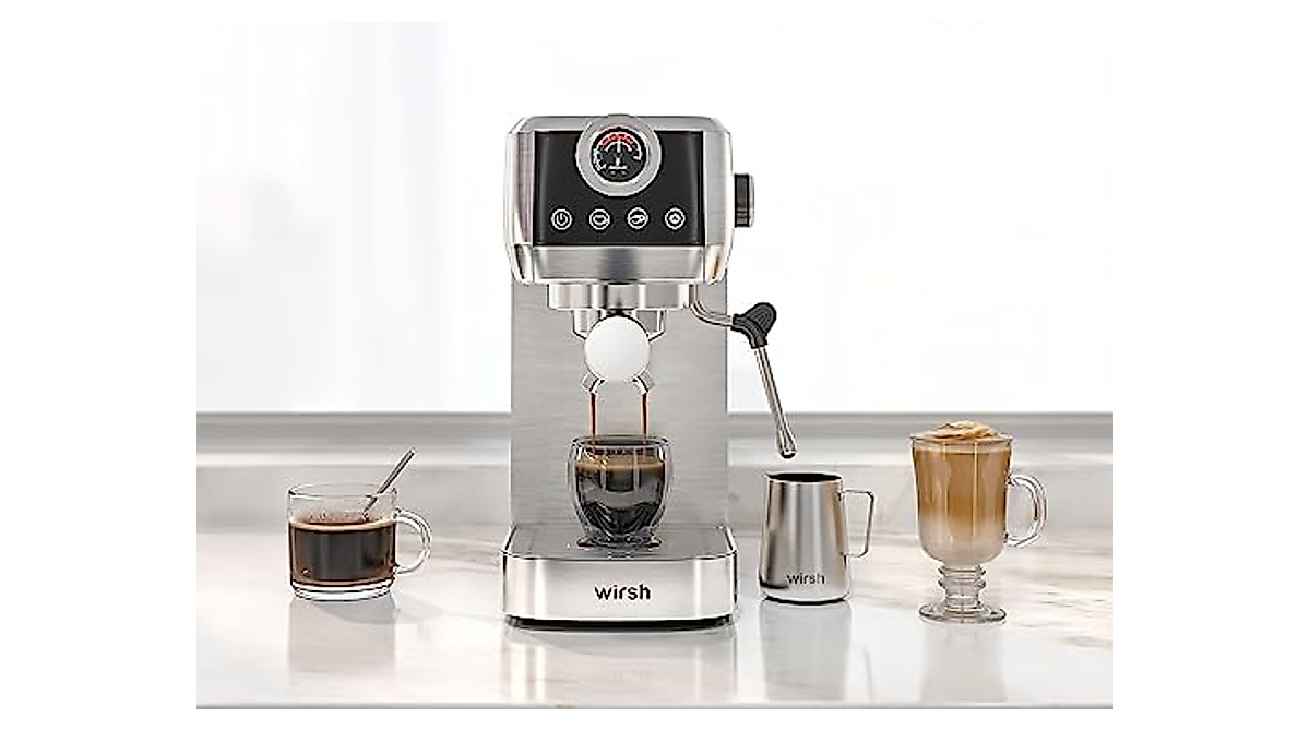Wirsh 20 Bar Espresso Machine for Perfect Coffee