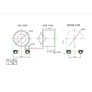 DORHEA 2 Pcs Infrared LED Light Board Module for Raspberry Pi Camera Night Vision, 3W 850 IR High Power Night Vision Infrared Illuminator with Adjustable Resistor for Raspberry Pi Camera