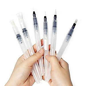 GrandProducts Art Bundles Alcohol Ink Blending Solution - Ranger Blending Solution Tim Holtz 2-Ounce, Alcohol Ink Supplies 6 Pixiss Blending Brush Pens