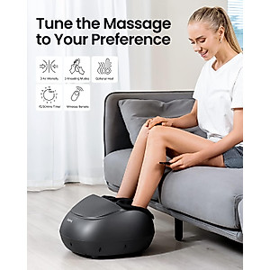 RENPHO Foot Massager with Heat, FSA & HSA Eligible, Electric Foot Massage with Remote, Prime Deals Today 2024, Shiatsu Foot Massager for Foot Care, Fits Feet Up to Men Size 12, Great Gifts for Him Her