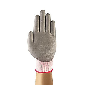 Ansell Healthcare 111674 Series 11-644 Polyurethane Light Duty Gray Glove, 13 Gauge, Size 7 (Pack of 144)