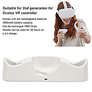 VR Charging Dock, Rechargeable VR Charging Station Professional Reusable Sturdy Efficient for VR Controller