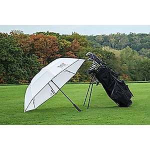 Weatherman Umbrella - Golf Umbrella - Windproof Sports Umbrella Resists Up to 55 MPH Winds - Available in 2 Sizes and 5 Colors (Navy, 68 inch)