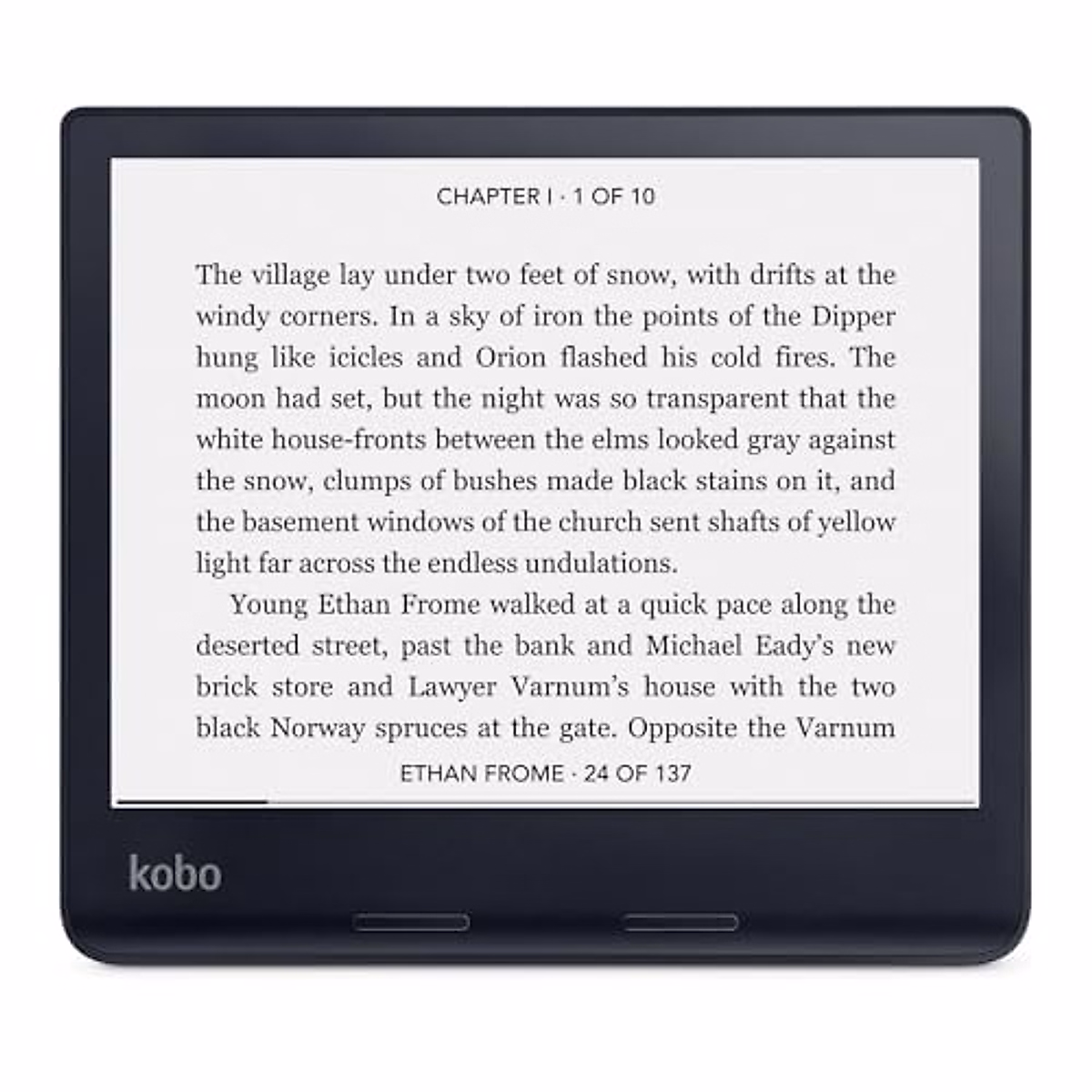 Kobo Sage | eReader | 8” HD Glare Free Touchscreen | Waterproof | Adjustable Brightness and Color Temperature | Blue Light Reduction | Bluetooth | WiFi | 32GB of Storage | Carta E Ink Technology