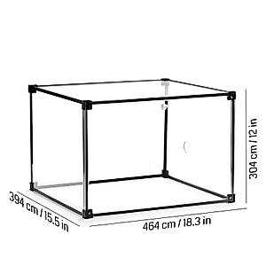 Genmitsu KABA Lite Enclosure PETG Box Kit for 3018 CNC Router, Enhanced Protection, Dustproof, Noise Reduction, Compatible with All 3018 CNC, 3018-PRO/3018/3018-MX3/3018-PROVer, 450 x 390 x 300 mm