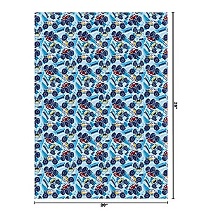 Titiweet Monster Truck Wrapping Paper for Boys Kids - Racing Wrapping Paper, 12 Sheets Car Wrapping Paper for Christmas Birthday Holiday, 20 x 28 Inches Per Sheet (Monster Truck(12 sheets))