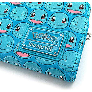 Loungefly x Pokemon Squirtle Faces AOP Flap Wallet