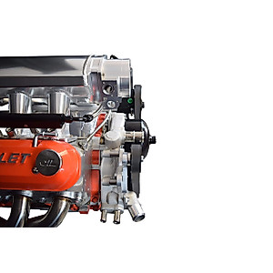 ICT Billet LS1 Manual Belt Tensioner w/Pulley - Compatible with 1998 1999 2000 2001 2002 Camaro Z28 SS Firebird Formula Trans Am WS6 LS LS2 GTO Aluminum 551617X-2