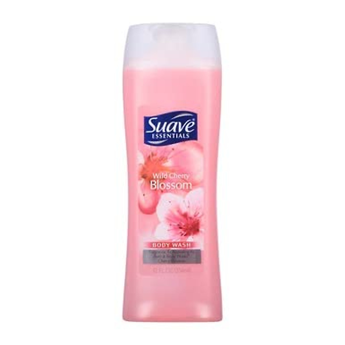 Suave Essentials Body Wash, Wild Cherry Blossom 15 Ounce (Pack of 2)