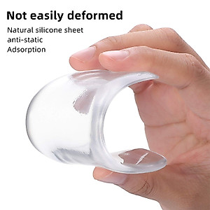 4 Pieces Silicone Lash Pads Eyelash Extension Holder Pallet False Lashes Holder Grafting Gasket Pallet Tools for Fake Eyelash Glue Holder Adhesive, Pink and Transparent