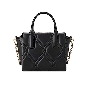 NINE WEST April Mini Satchel Crossbody, Black