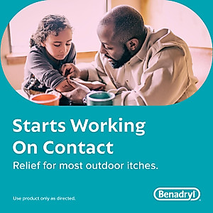 Benadryl Extra Strength Itch Stopping Anti-Itch Cream with Histamine Blocker, Diphenhydramine HCl Topical Analgesic & Zinc Acetate Skin Protectant for Relief from Most Outdoor Itches, 1 oz